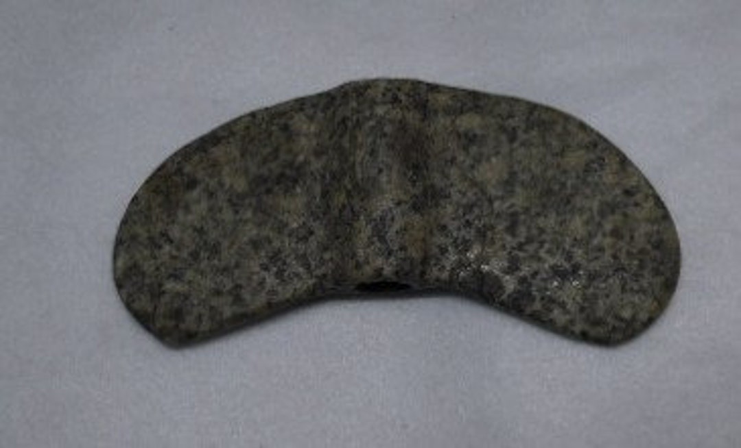 Granite Wing Bannerstone Indian Artifact Relic Hardstone Tool Arrowhead ...