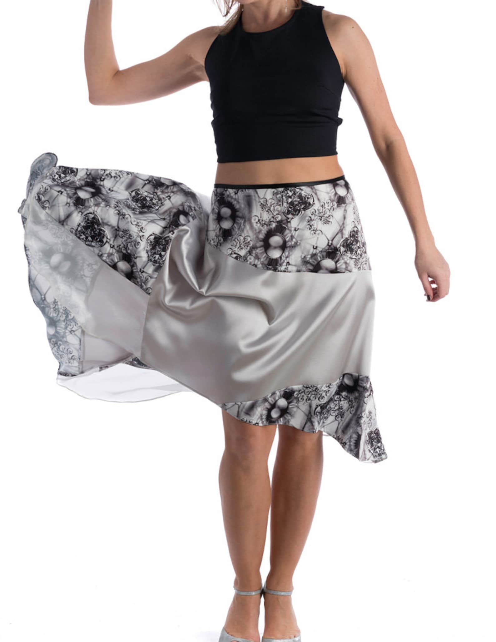Argentine Tango Silk Skirt - Madame Adelia. Excellent for Tango ...