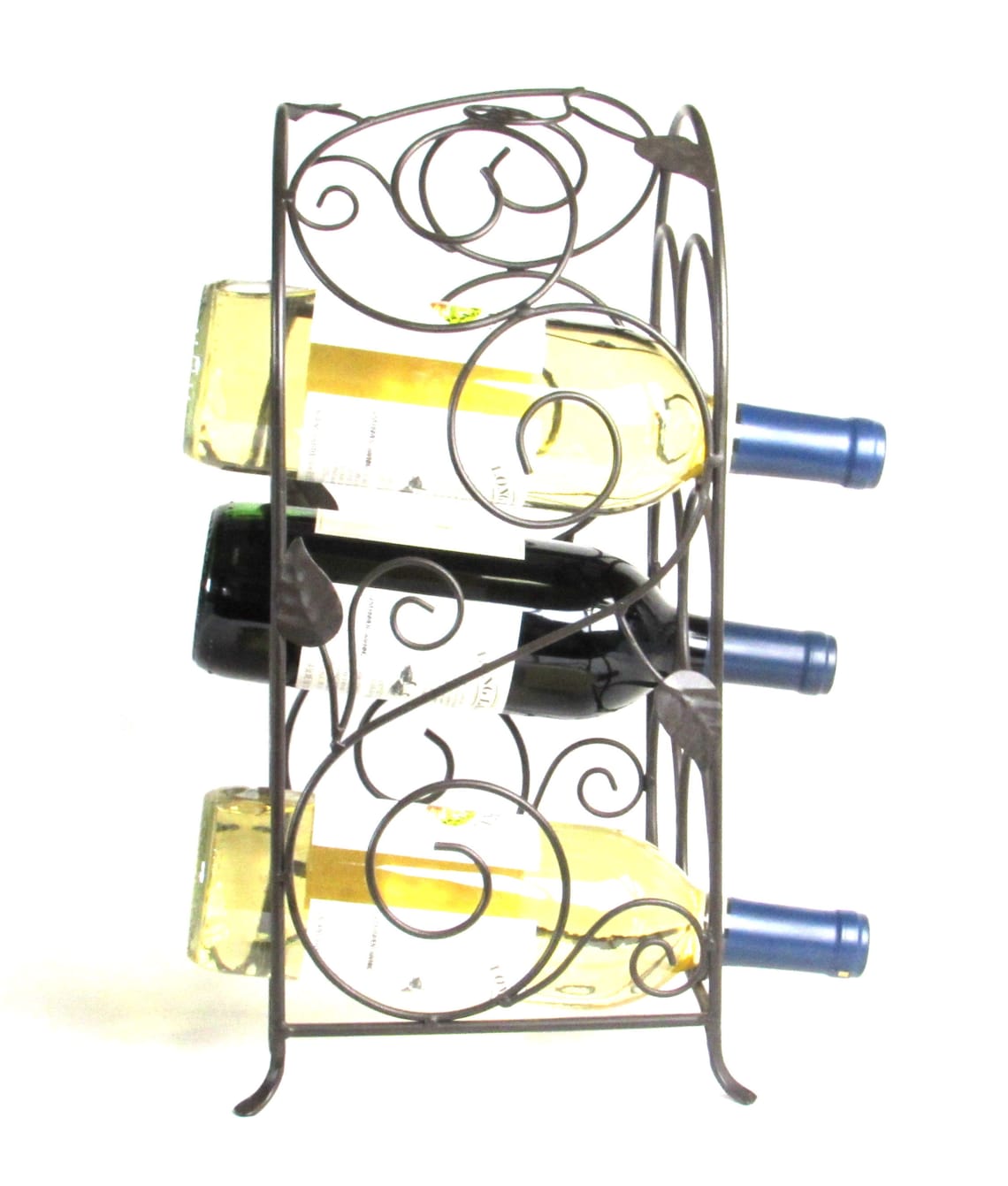 Stylish Six 6 Bottle Wine Holder Rack | Etsy