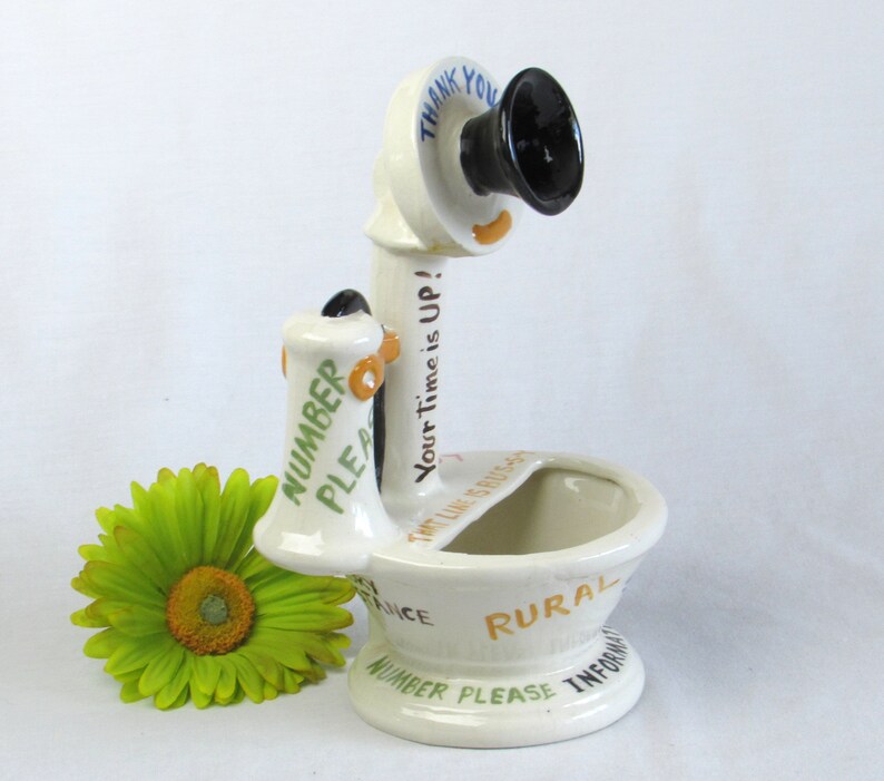 Mid Century Candlestick Telephone Planter Unique - Etsy