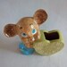Adorable I Love You Vase Blue Eyed Mouse Kitschy - Etsy