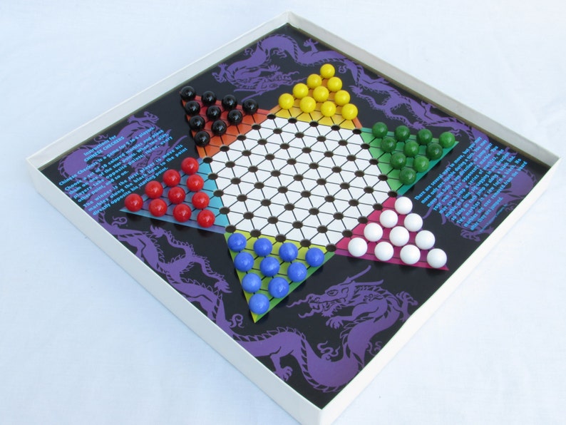 Vintage Chinese Checkers in Original Box by Western Publishing - Etsy