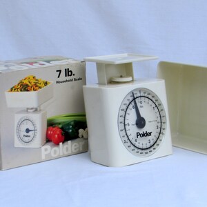 Handy Vintage Kitchen Scale by Polder - Standard and Metric Weights ...