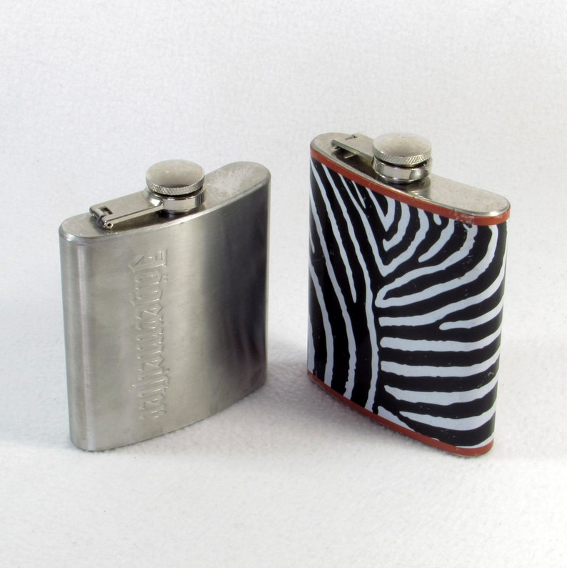 Personal Travel Bar Double Flask Set Vintage Mad Men - Etsy