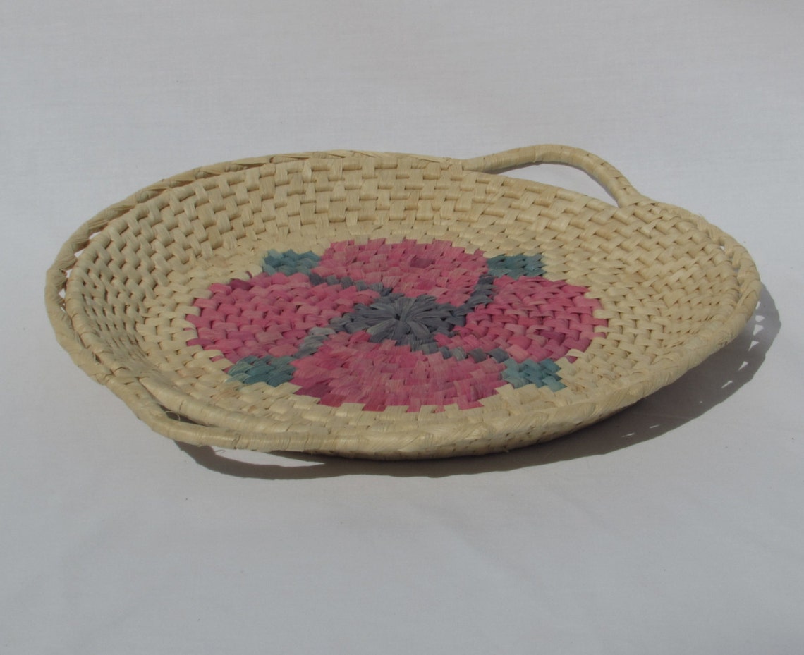 Large Colorful Cultural Tray Native American Server - Etsy