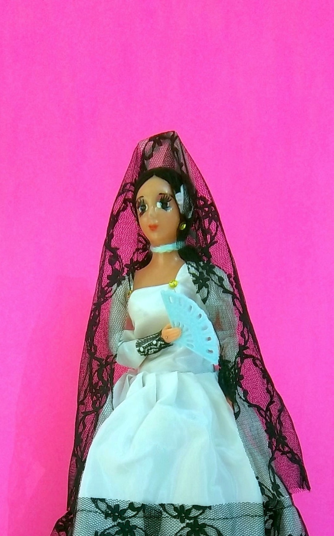 Traditional Vintage Spanish Latino Hispanic Bride Doll in Bridal Gown ...