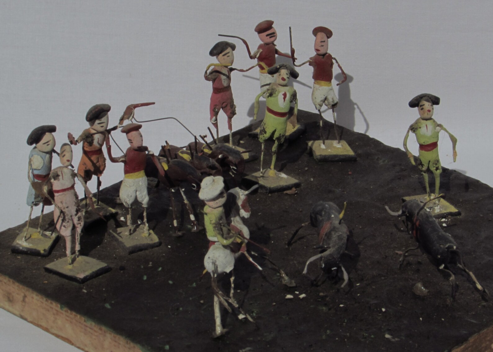 The Bullfight Tiny Miniature Matadores and Bulls VERY RARE | Etsy