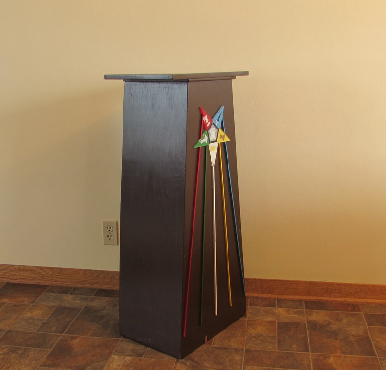 Order of the Eastern Star Masonic Podium with Lucite Star | Etsy