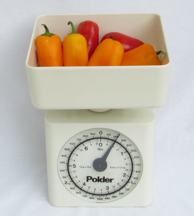Handy Vintage Kitchen Scale by Polder Standard and Metric | Etsy