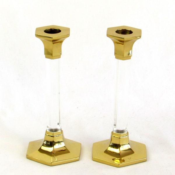 Acrylic Candlesticks - Etsy