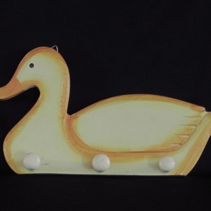 Vintage Duck Coat and Hat Rack With Three Pegs for Hooks - Etsy