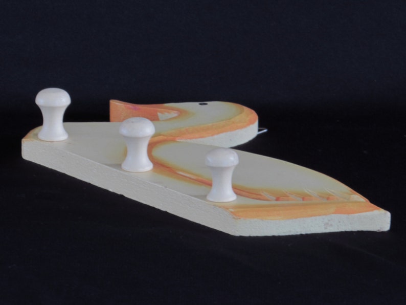 Hanging Duck Rack With Coat Robe Hat Pegs Vintage | Etsy