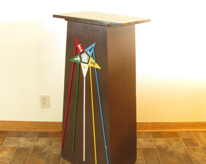 Order of the Eastern Star Masonic Podium With Lucite Star - Freemasonry ...