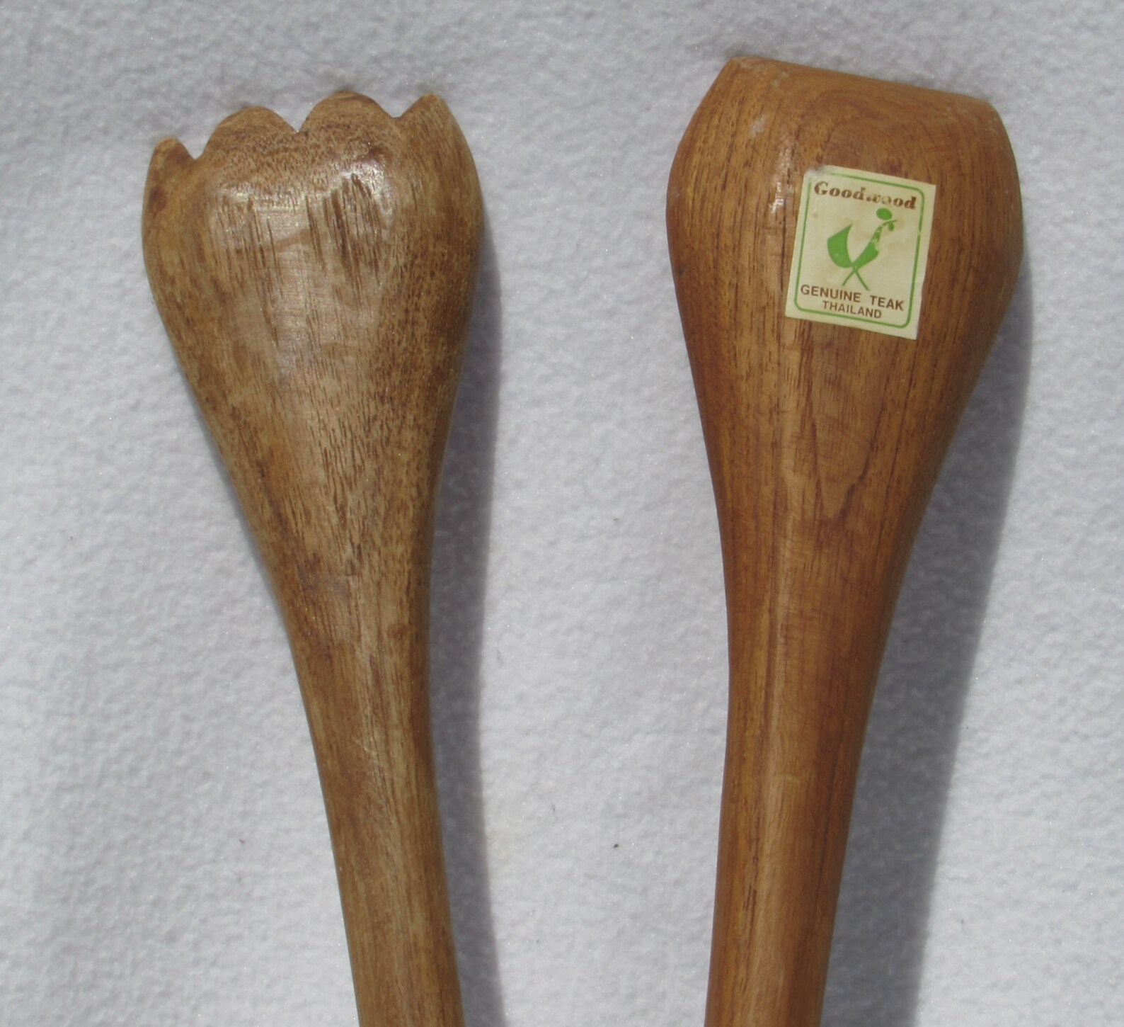 Goodwood Genuine Teak With Rooster Label Danish Modern Salad - Etsy
