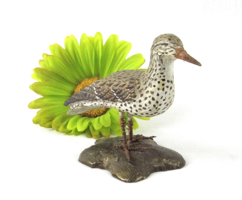 Handcrafted Wooden Bird Figurine Realistic Sculpture | Etsy