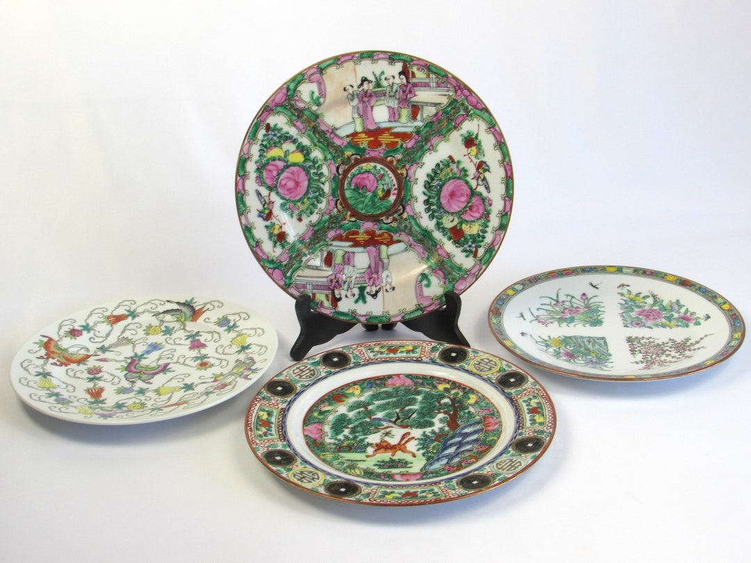 Unique Asian Plates - Colorful Eastern - Global - World - Cultural ...