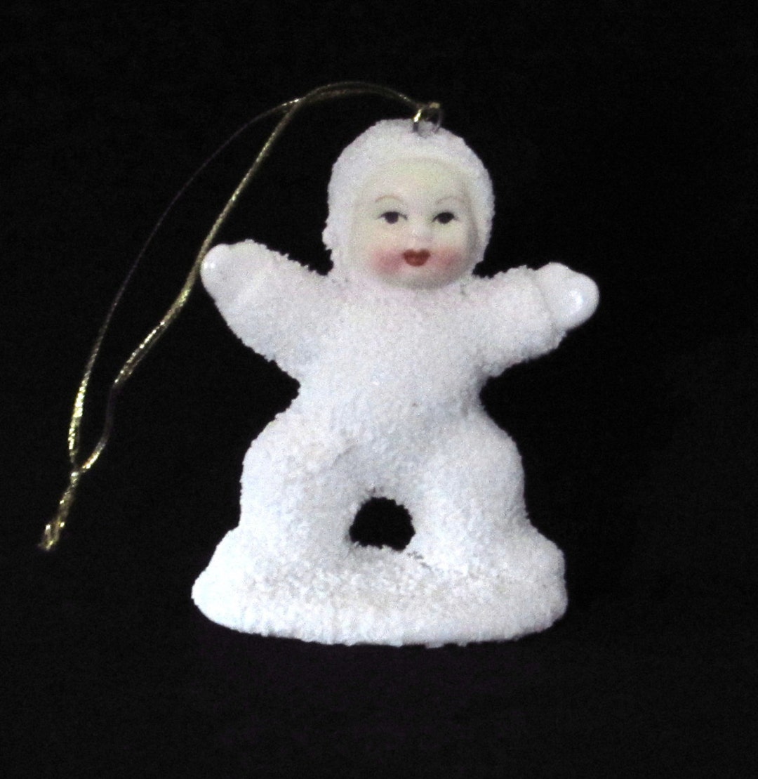 Snowbaby Figurine Ornament - Etsy