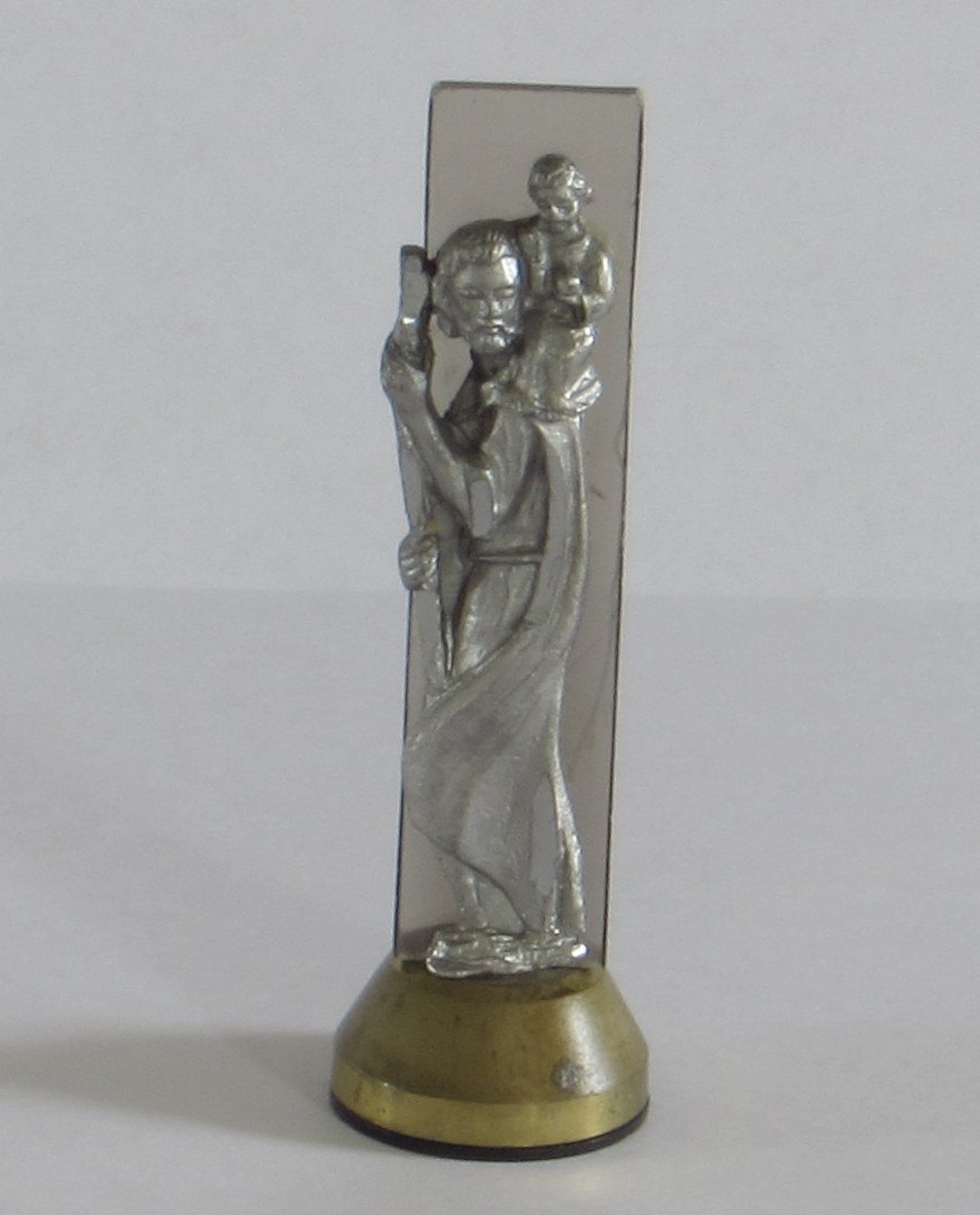 Pocket Size Religious Relic Saint With Baby Christ Child - Etsy
