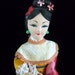 Gorgeous Alluring Blue Eyed Geisha Doll Figurine Holding a Chinese ...
