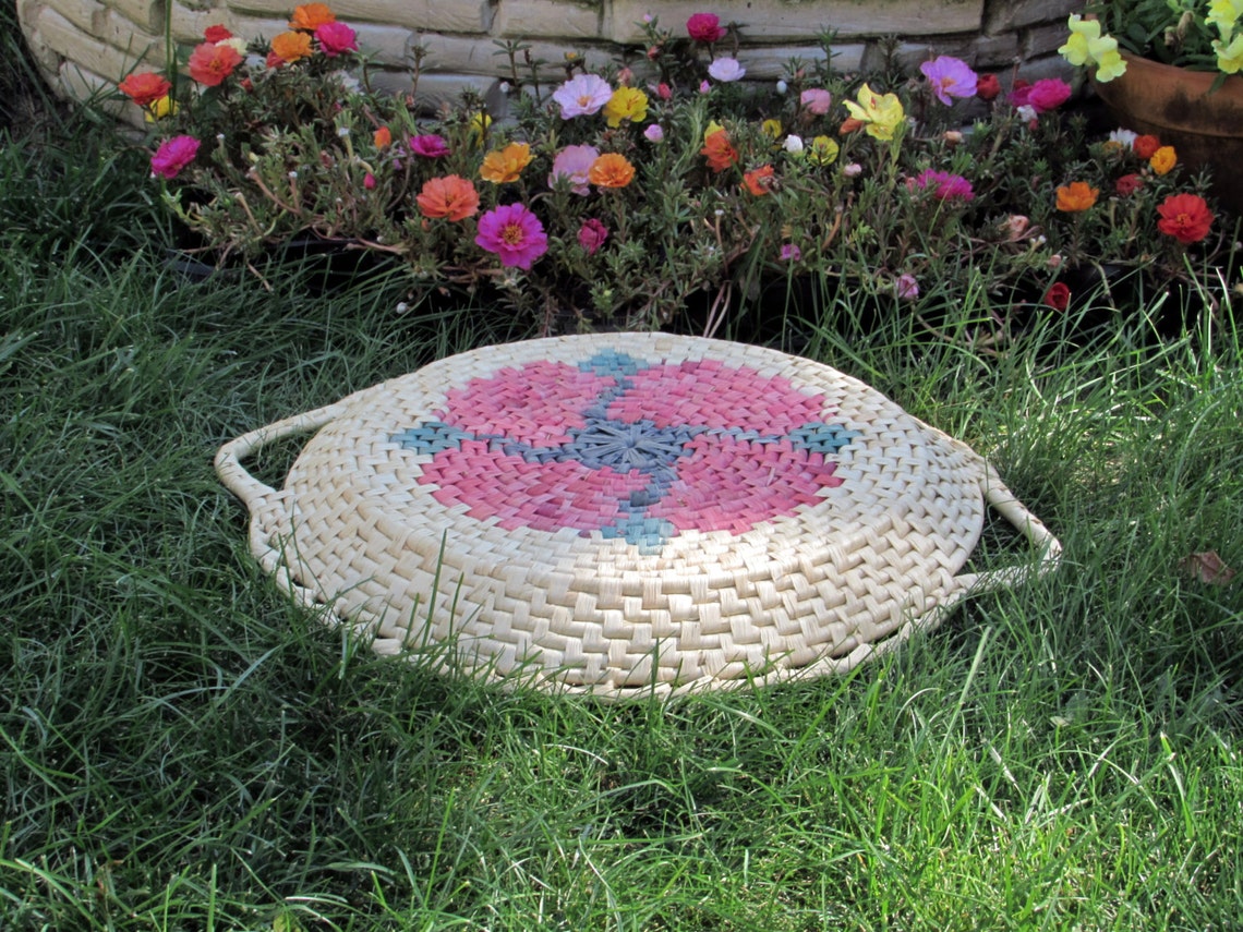 Large Colorful Cultural Tray Native American Server - Etsy
