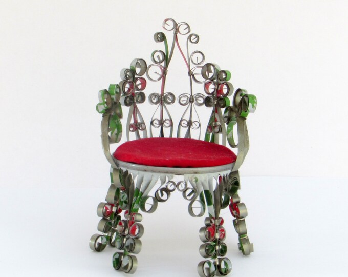 Dr Seuss Inspired Fancy Curly Toy Tin Chair Pin Cushion - Etsy