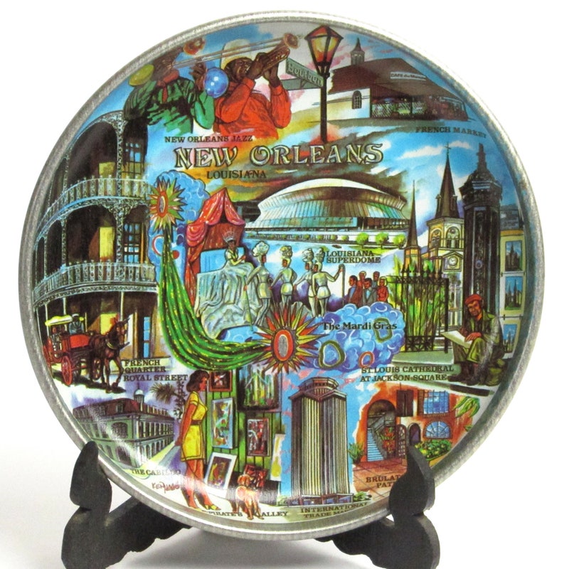 New Orleans Souvenir Plate - Etsy