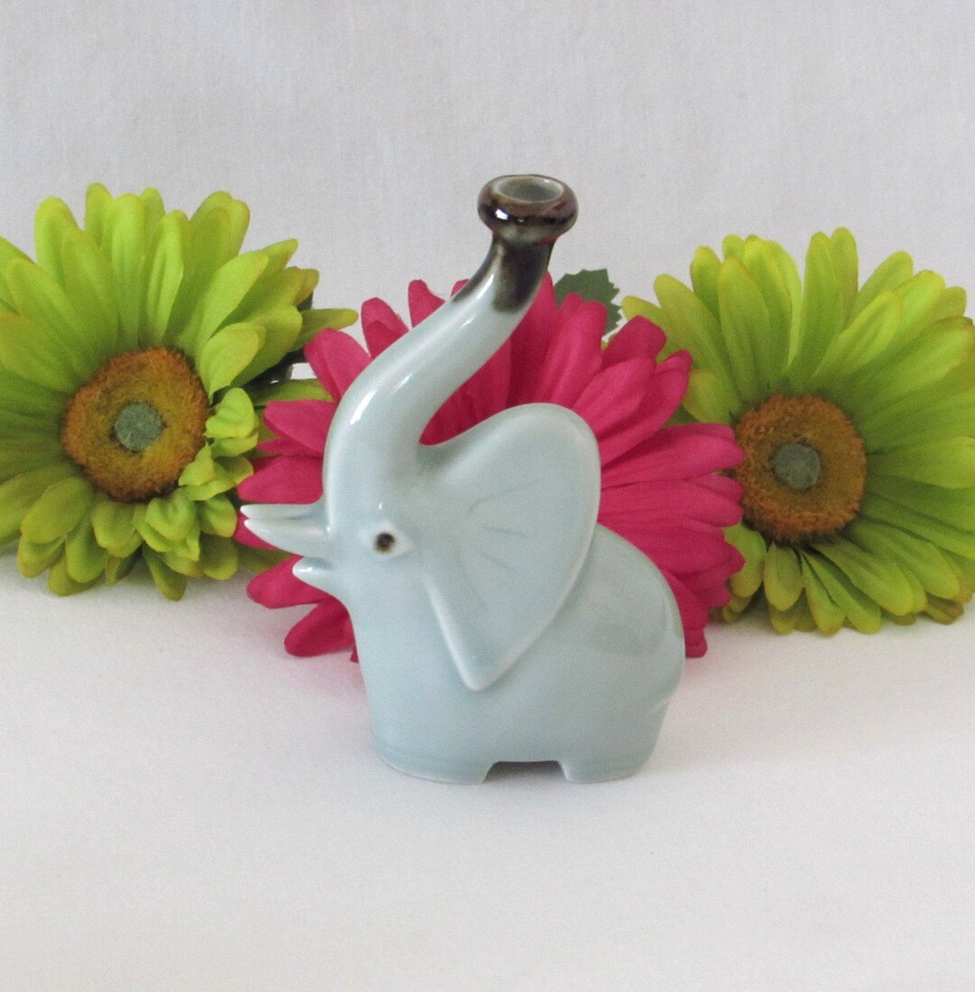 Good Luck Trunk up Feng Shui Baby Elephant Figurine - Etsy