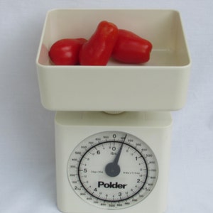 Handy Vintage Kitchen Scale by Polder - Standard and Metric Weights ...