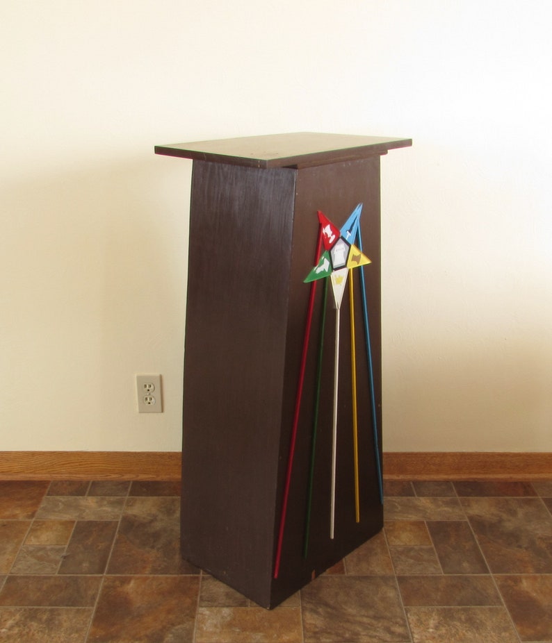 Order of the Eastern Star Masonic Podium with Lucite Star | Etsy