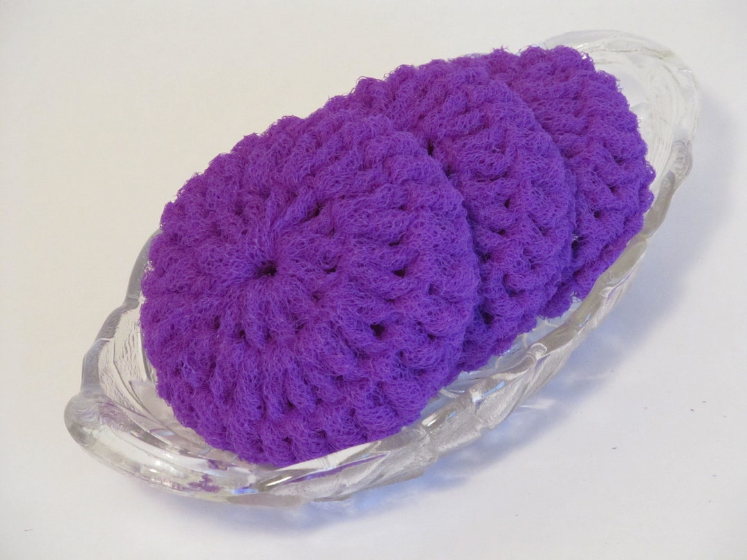 Dish Scrubbies Dark Purple Nylon Net - Etsy