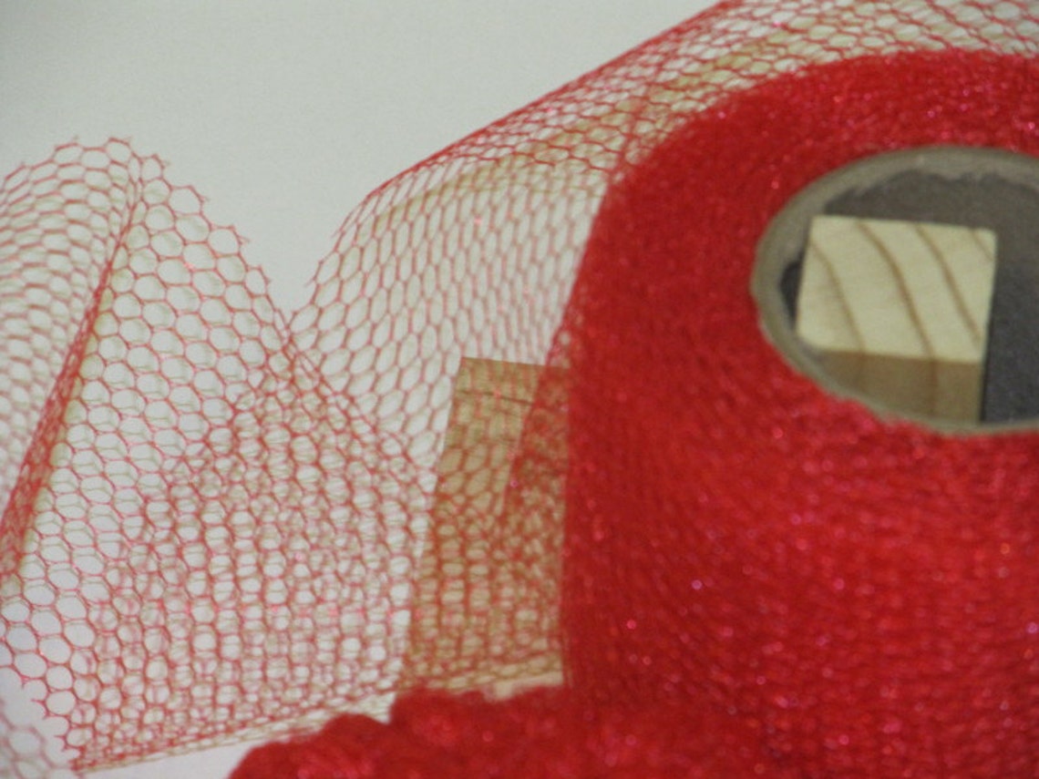 Red Nylon Net 2 Inch Strips - 40 Yards Long Scrubbie Supplies - Etsy