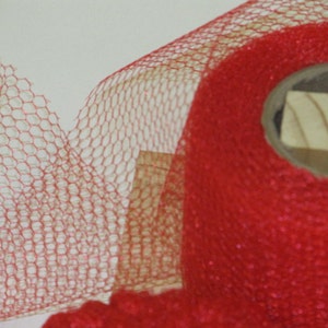 Red Nylon Net 2 Inch Strips - 40 Yards Long Scrubbie Supplies - Etsy