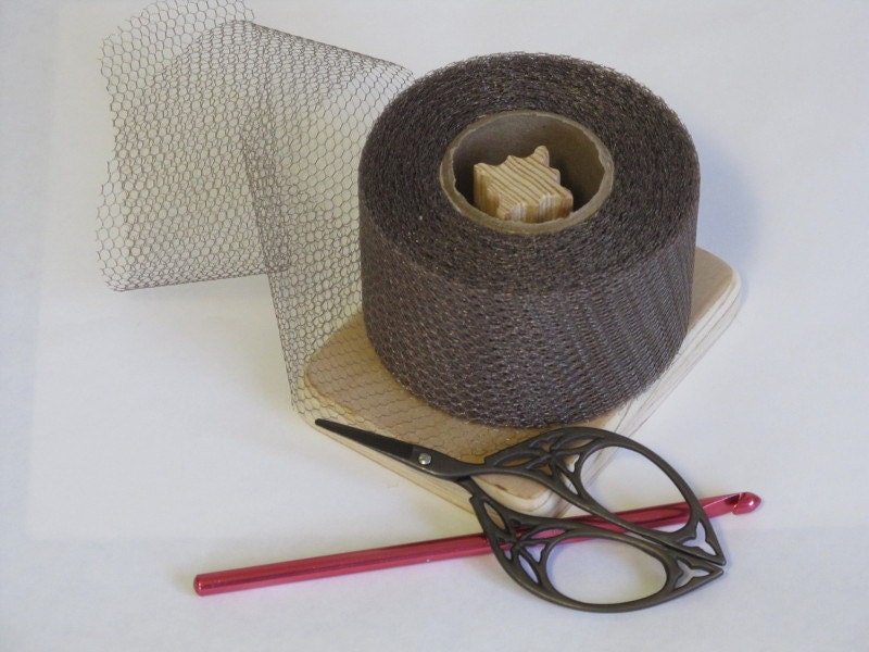 Brown 2 Inch Nylon Net Spool - 40 Yards Long - Scrubbie Supplies - Etsy