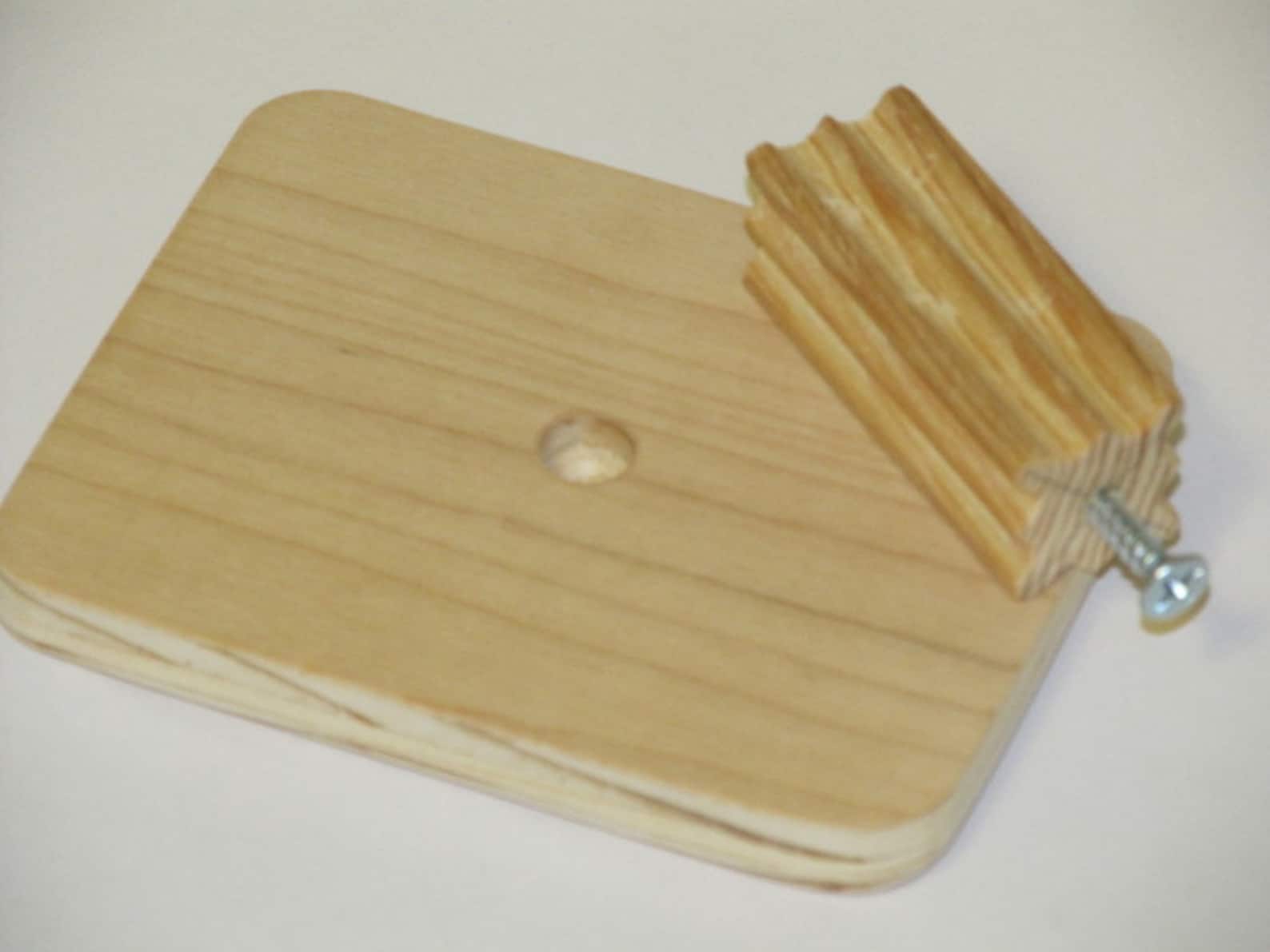 Wooden Spool Holder Holds Spools of Nylon Net for Crocheting - Etsy