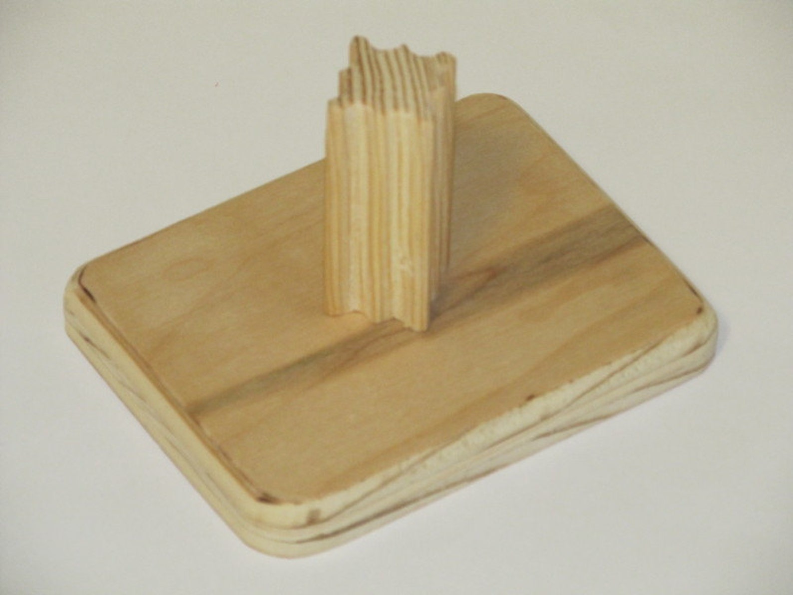 Wooden Spool Holder Holds Spools of Nylon Net for Crocheting - Etsy