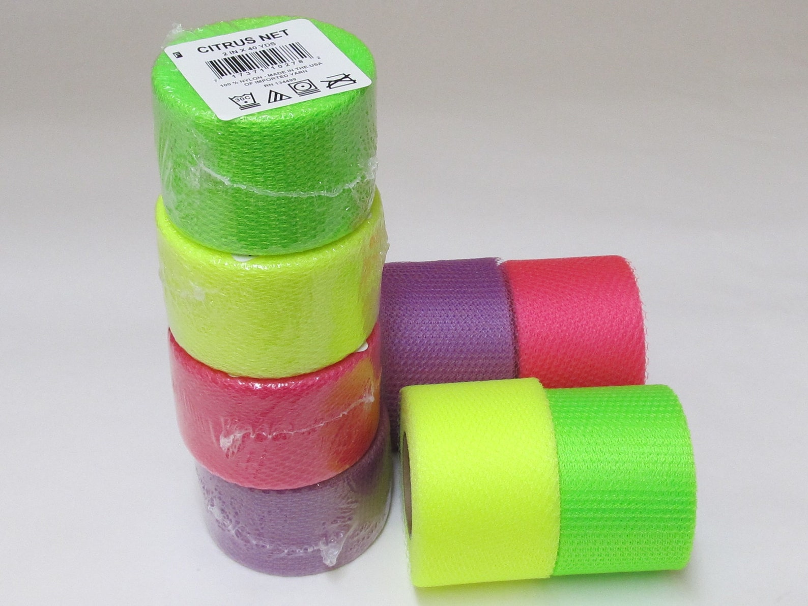 Neon Colors Citrus, Neon Yellow, Link Pink, Radiant Orchid 8 Spools of ...