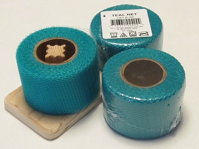 Teal 2 Inch Nylon Net Spool - 40 Yards Long - Etsy