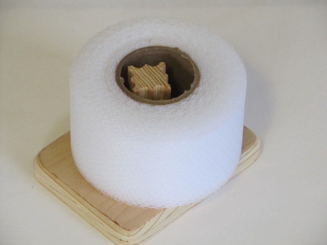 White Nylon Net Spool - 40 Yards Long - 2 Inch Strip - Scrubbie ...