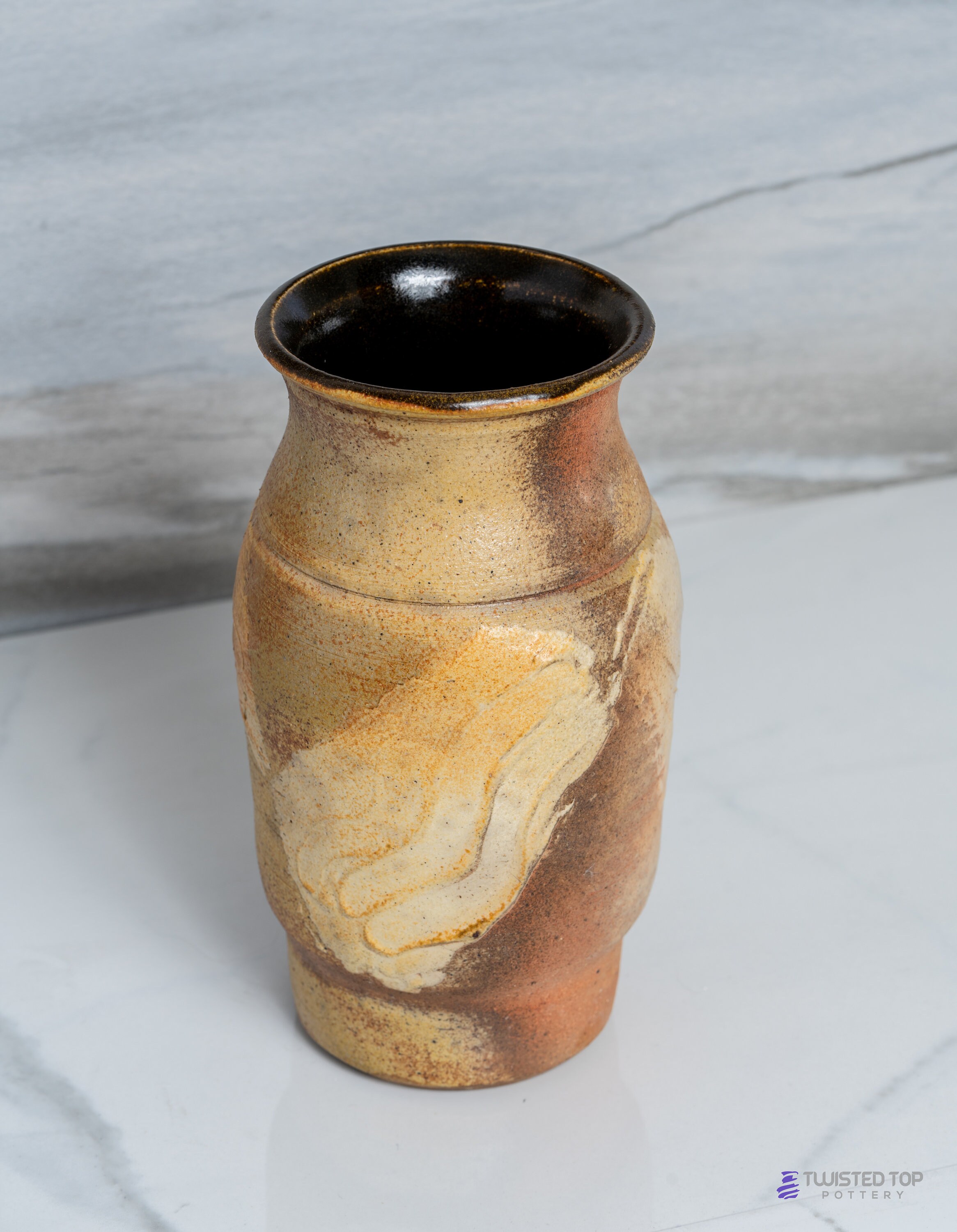 Wood Fired Ceramic Pottery Vase - Etsy