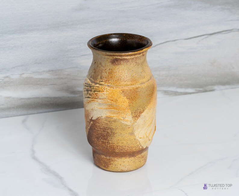 Wood Fired Ceramic Pottery Vase - Etsy