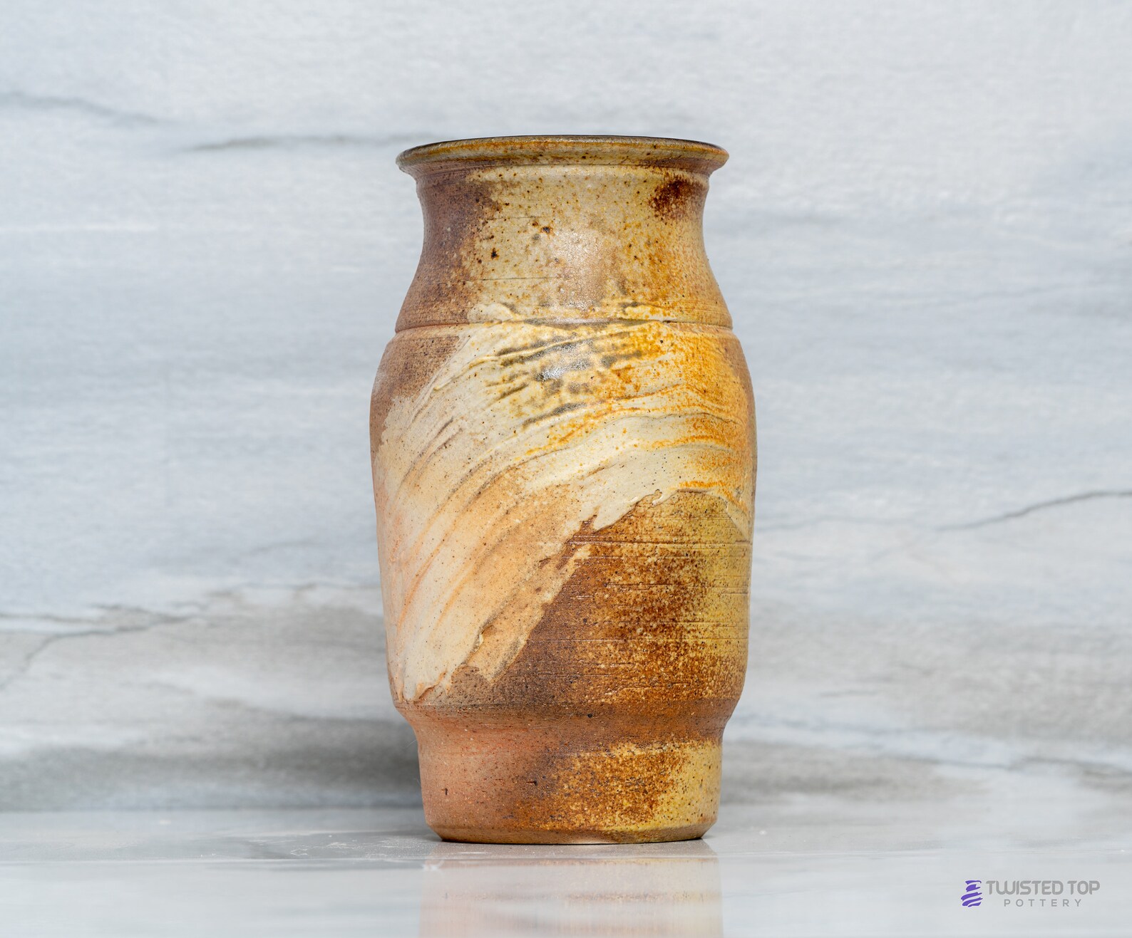 Wood Fired Ceramic Pottery Vase - Etsy