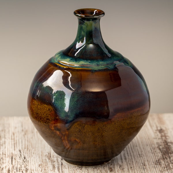 Glazed Ceramic Vase - Etsy