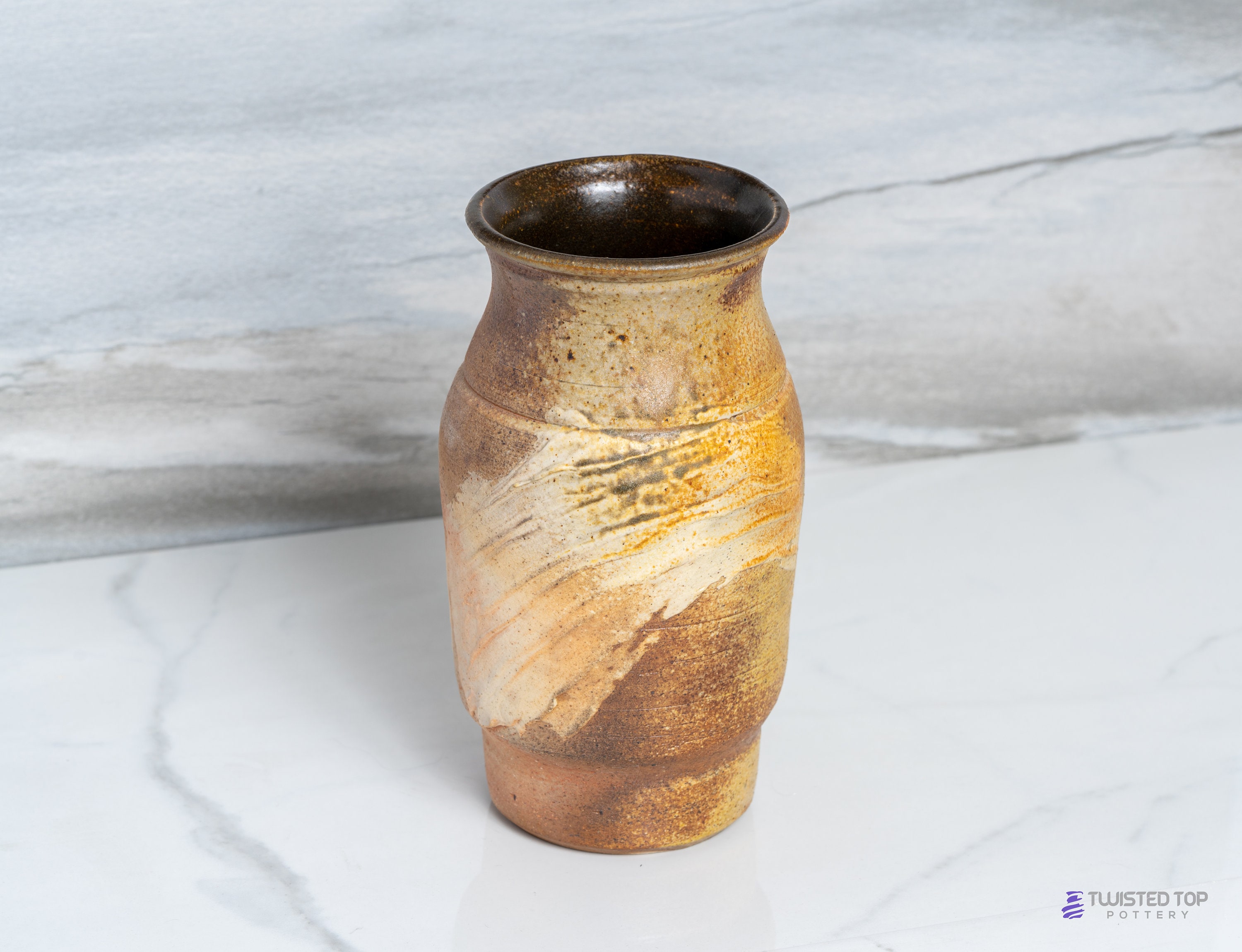 Wood Fired Ceramic Pottery Vase - Etsy