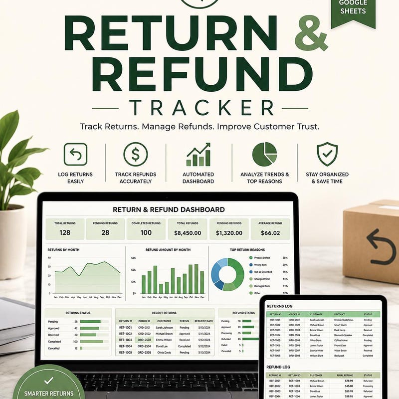 Customer Return Tracker - Etsy