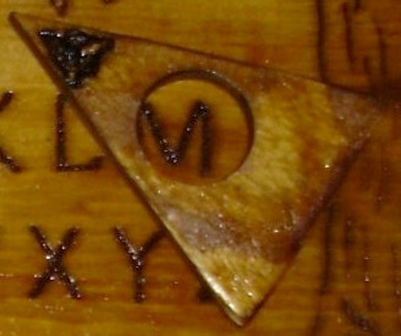 Hand Made Wooden Ouija Spirit Talking Board Angel Etsy