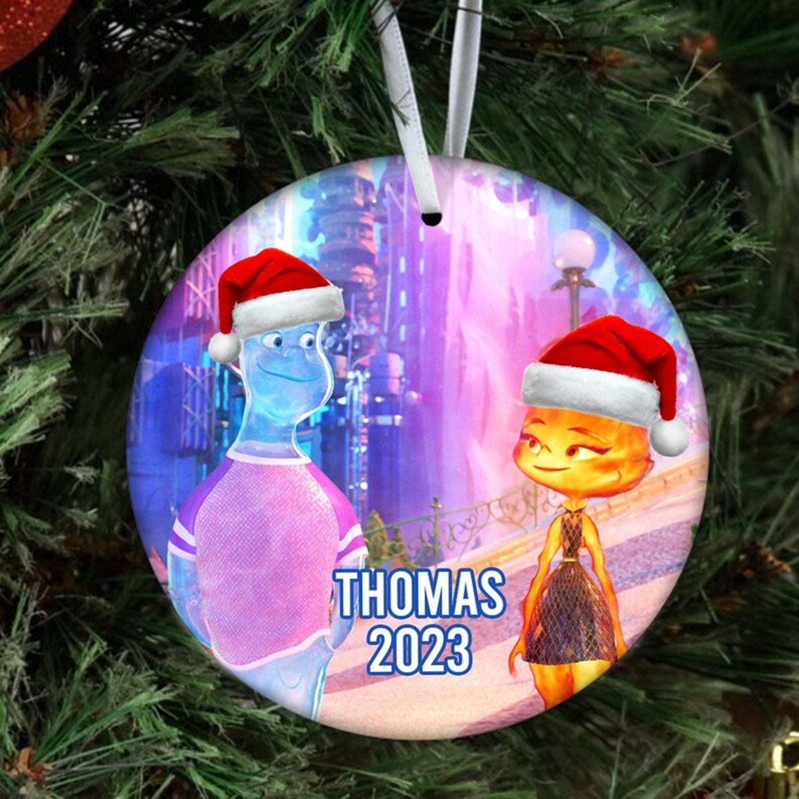 Elemental Christmas Ornament, Elemental 2023, Disney Elemental sold by ...