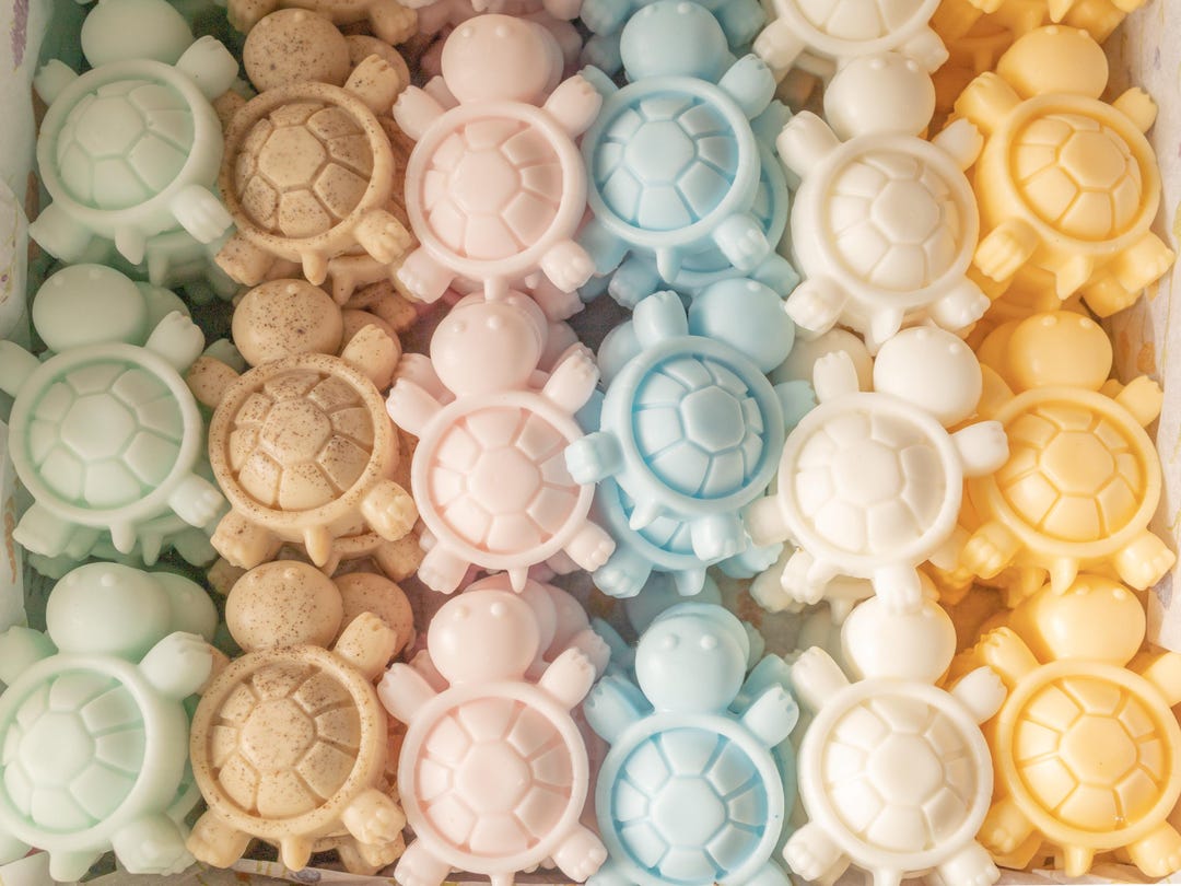 Turtle Soap Favors: Goat Milk Honey Mini Soaps, Baby Shower, Wedding - Etsy