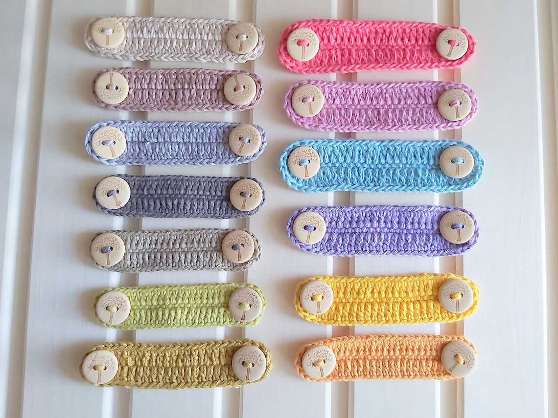 Ear Saver Crochet / Button Face Mask Holder Extender / Face | Etsy