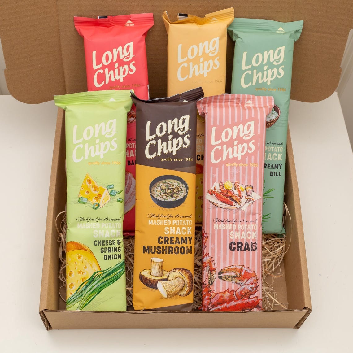 Latvian Local Snack Basket Long Potato Chips Traditional Food to Taste ...