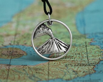 Volcano necklace | Etsy